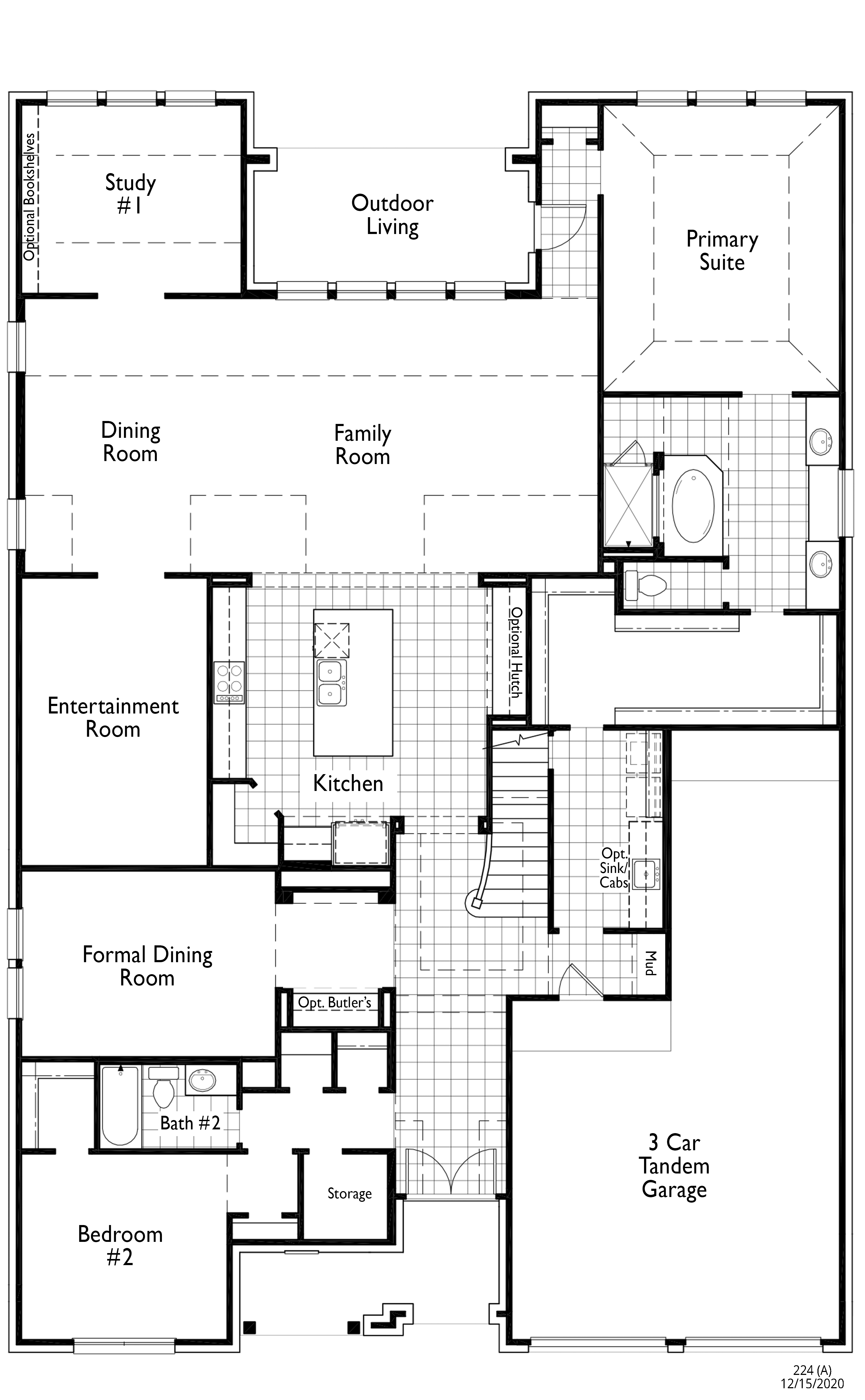 New Home Plan 224 in Cypress, TX 77433