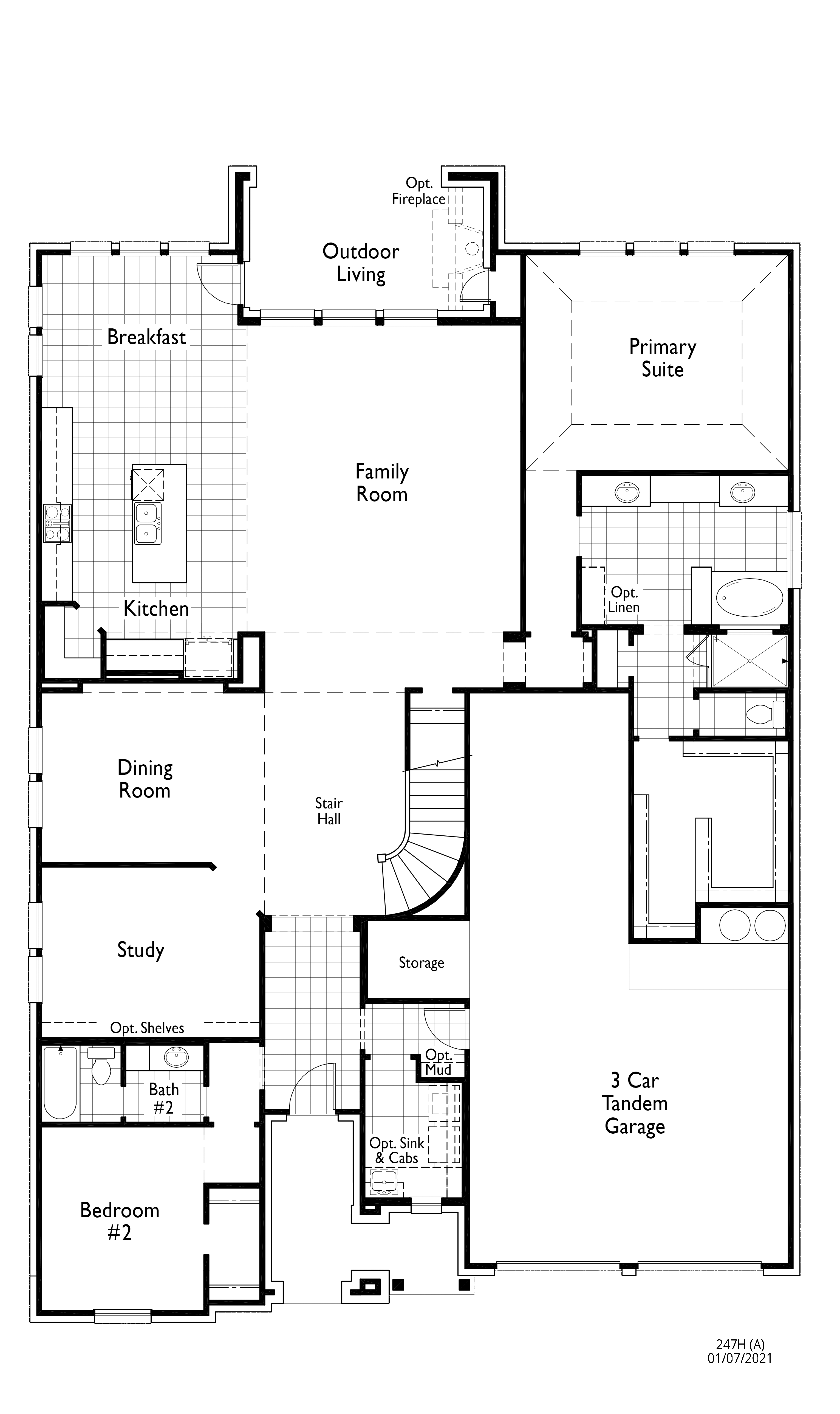 New Home Plan 247H in Prosper, TX 75078